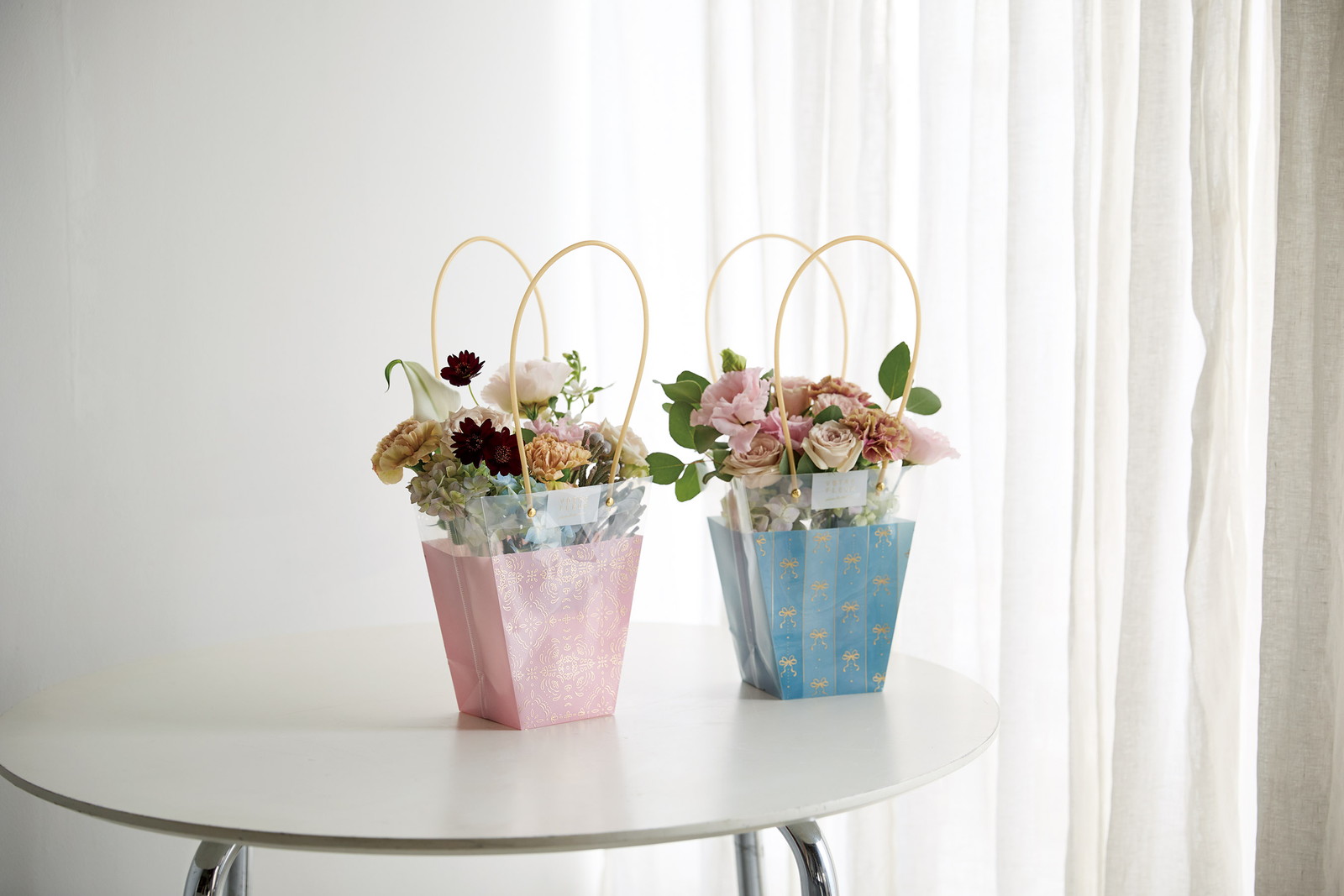 PPﾉｰﾌﾞﾙｷﾞﾌﾄﾊﾞｯｸﾞ L ﾌﾞﾙｰﾘﾎﾞﾝ: ラッピング・梱包資材 ｜ YDMオンラインストア ｜ 横浜ディスプレイミュージアム