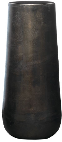 【個人宅配送不可】AMメタルテーパーベース BK H60: フラワーベース・鉢カバー ｜ YDMオンラインストア ｜ 横浜ディスプレイミュージアム