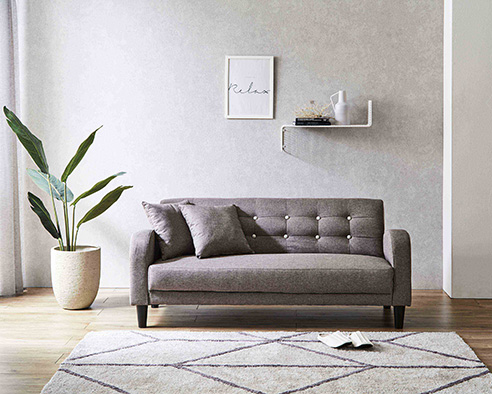 ﾌﾗｺﾞﾗ 2.5P FAB DBR/IV: 家具 ｜ YDMオンラインストア ｜ 横浜ディスプレイミュージアム