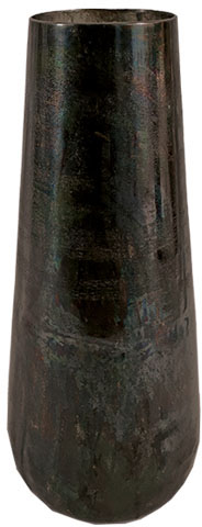 【個人宅配送不可】AMメタルテーパーベース BK H60: フラワーベース・鉢カバー ｜ YDMオンラインストア ｜ 横浜ディスプレイミュージアム