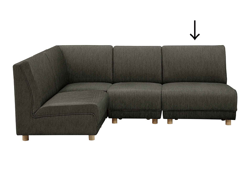 ｼｽﾃﾑB FAB GY 2P: 家具 ｜ YDMオンラインストア ｜ 横浜ディスプレイミュージアム