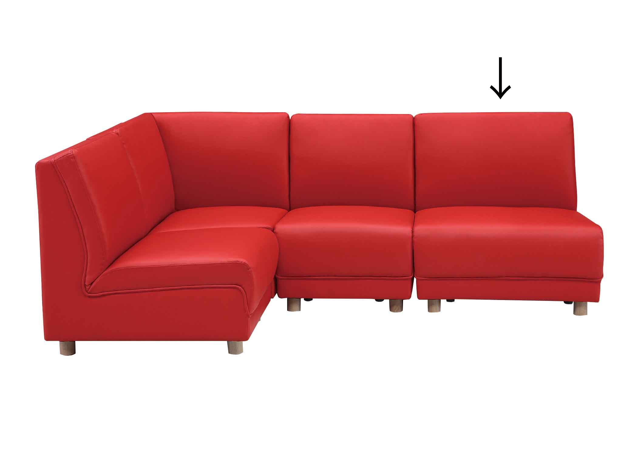 ｼｽﾃﾑB RED 2P: 家具 ｜ YDMオンラインストア ｜ 横浜ディスプレイミュージアム