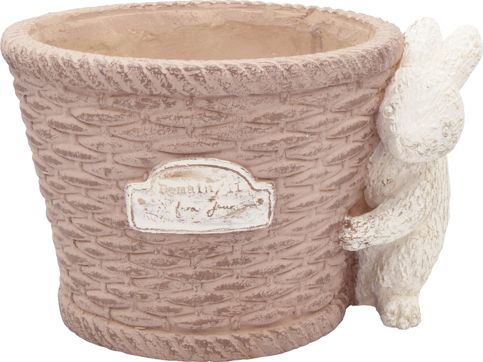 【個人宅配送不可】ﾘﾘｱﾝﾊﾞｽｹｯﾄﾗｳﾝﾄﾞL-BR: フラワーベース・鉢カバー ｜ YDMオンラインストア ｜ 横浜ディスプレイミュージアム