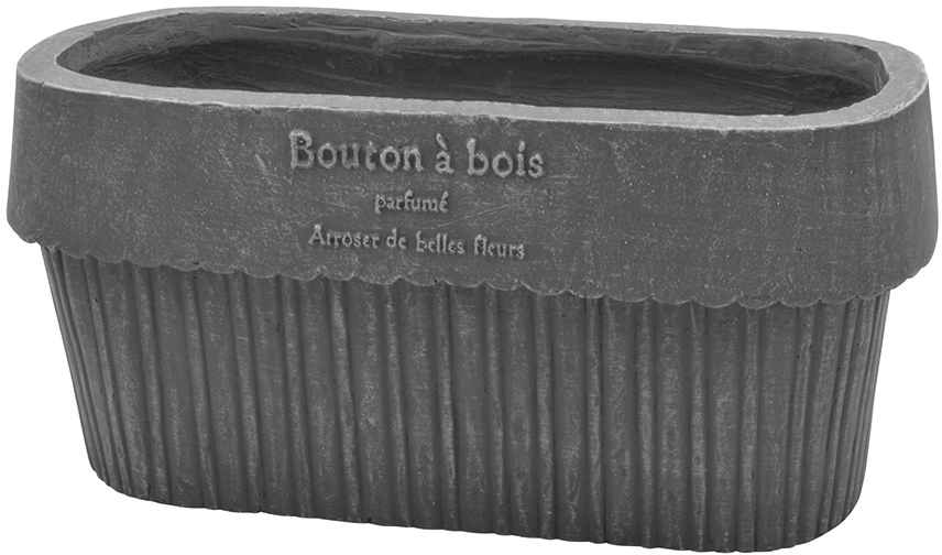 【個人宅不可】元上代￥2500ﾊﾞｰﾄﾝﾎﾞｱｵｰﾊﾞﾙL-BK: フラワーベース・鉢カバー ｜ YDMオンラインストア ｜ 横浜ディスプレイミュージアム