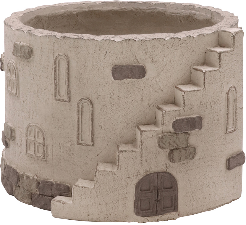 【個人宅配送不可】ﾌﾞﾘｯｸﾒｿﾞﾝﾗｳﾝﾄﾞS-BR: フラワーベース・鉢カバー ｜ YDMオンラインストア ｜ 横浜ディスプレイミュージアム