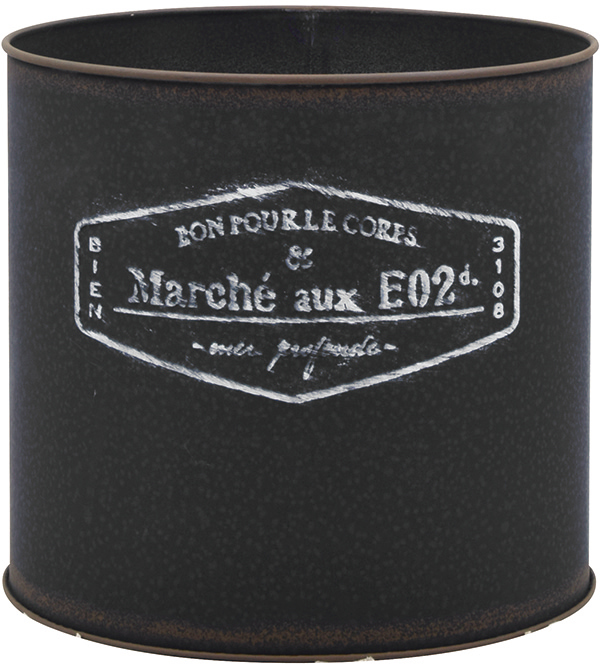 元上代\1200【個人宅不可】ﾏﾙｼｪﾊﾞｹﾂ17-BK: フラワーベース・鉢カバー ｜ YDMオンラインストア ｜ 横浜ディスプレイミュージアム