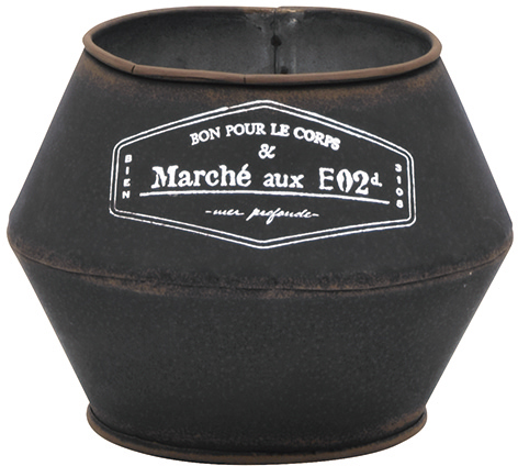 【個人宅不可】ﾏﾙｼｪﾋﾟｰｽS-BK: フラワーベース・鉢カバー ｜ YDMオンラインストア ｜ 横浜ディスプレイミュージアム