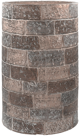 【個人宅配送不可】ﾌﾞﾛｶﾝﾄﾌﾞﾘｯｸﾁﾑﾆｰBR: フラワーベース・鉢カバー ｜ YDMオンラインストア ｜ 横浜ディスプレイミュージアム