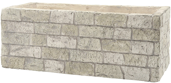 【個人宅配送不可】ﾌﾞﾛｶﾝﾄﾌﾞﾘｯｸﾌﾟﾗﾝﾀｰS-WH: フラワーベース・鉢カバー ｜ YDMオンラインストア ｜ 横浜ディスプレイミュージアム