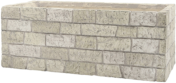 【個人宅配送不可】ﾌﾞﾛｶﾝﾄﾌﾞﾘｯｸﾌﾟﾗﾝﾀｰL-WH: フラワーベース・鉢カバー ｜ YDMオンラインストア ｜ 横浜ディスプレイミュージアム