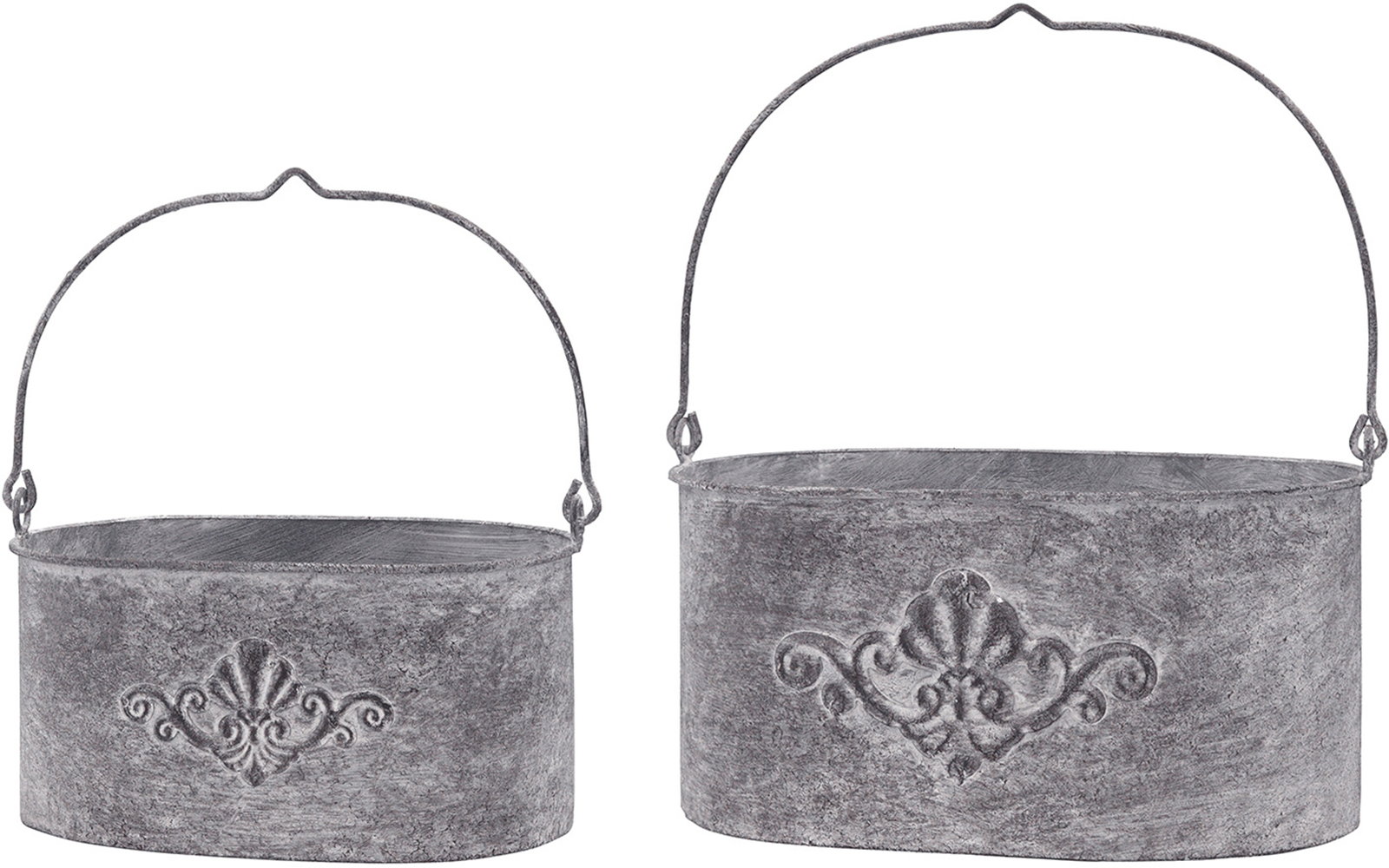 【個人宅配送不可】ｼｬﾙﾑｵｰﾊﾞﾙﾊﾞｹﾂGY set2: フラワーベース・鉢カバー ｜ YDMオンラインストア ｜ 横浜ディスプレイミュージアム